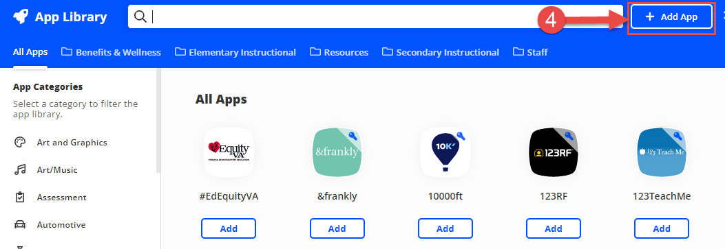 Adding Apps to ClassLink for Staff
