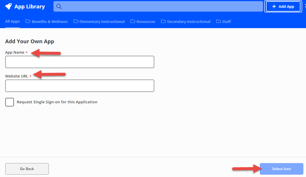 Adding Apps to ClassLink for Staff