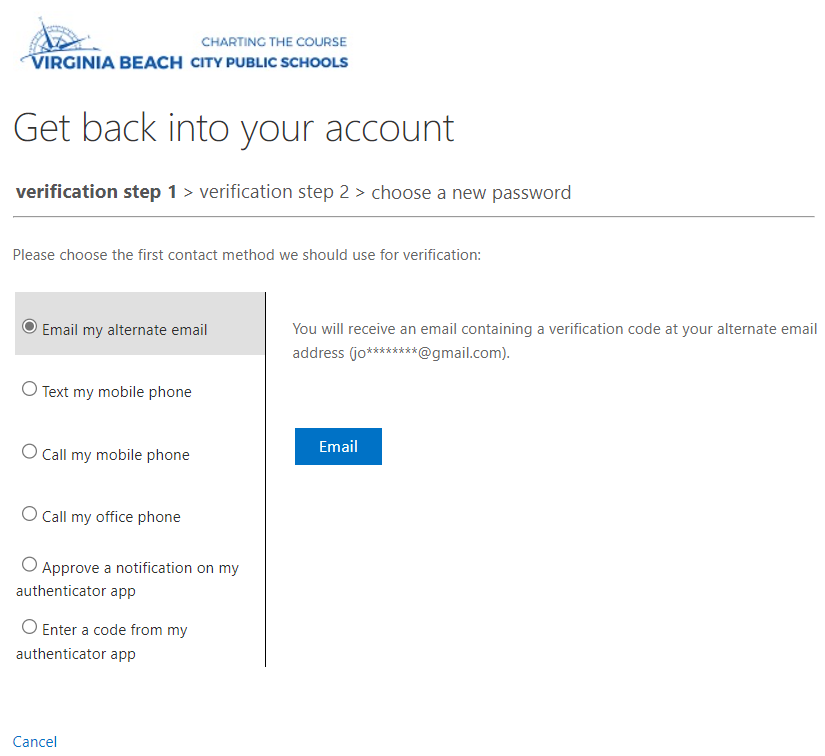 Expired Password Reset - Self Service