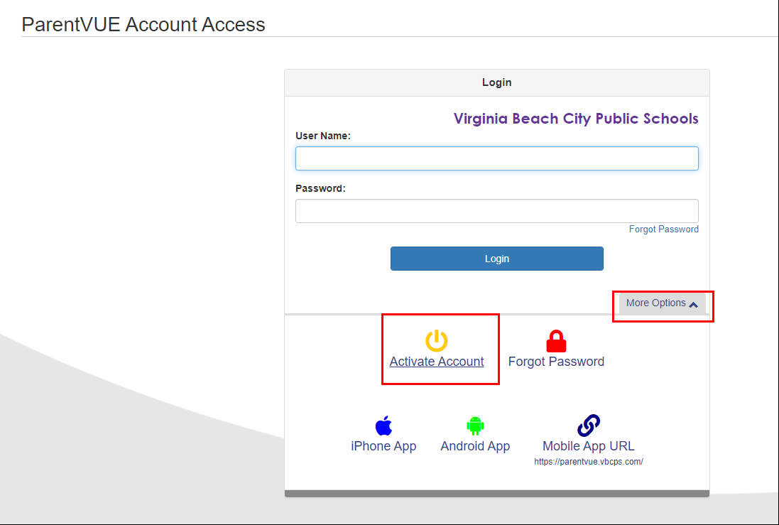 How to Activate ParentVue Account